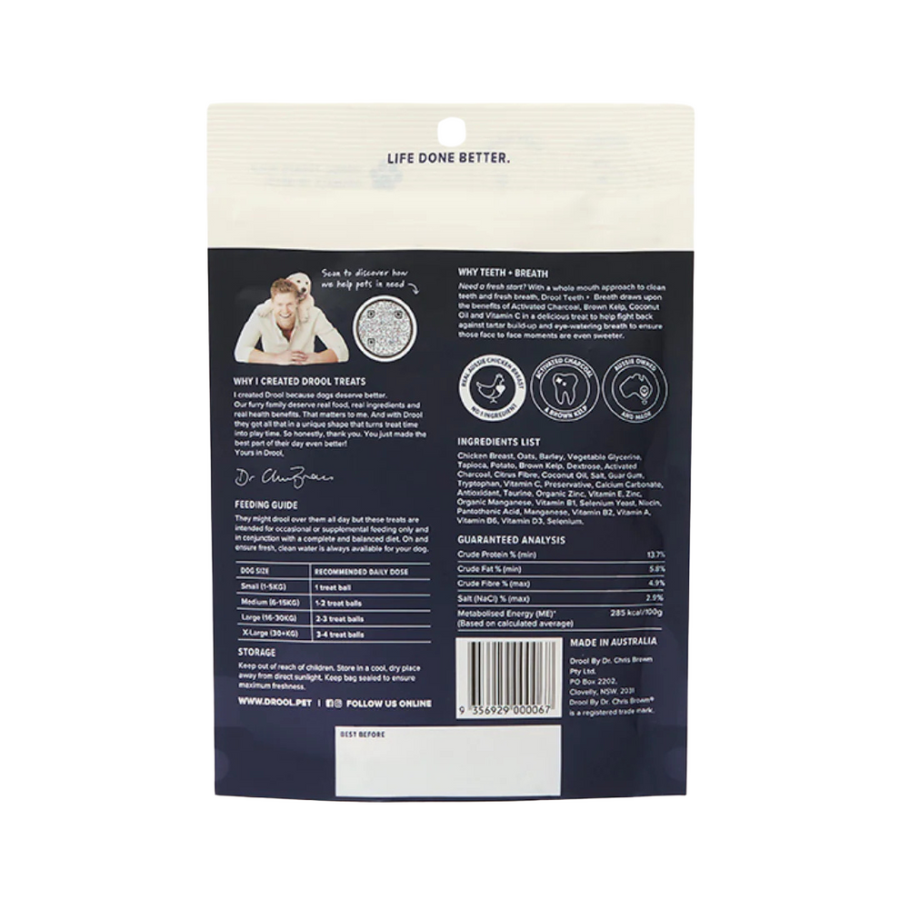 Drool By Dr. Chris Brown Teeth And Breath Balls 110g