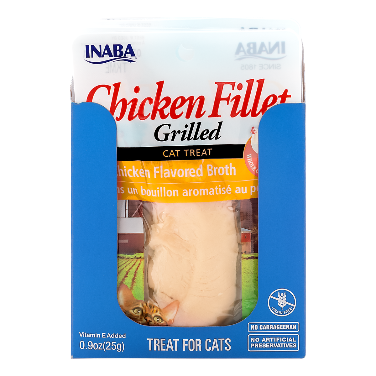 INABA Cat Grilled Chicken Fillet in Chicken Broth 15g (6pk)